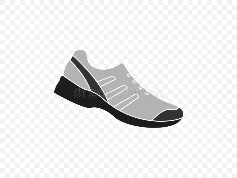Running Shoe Icon. Vector Illustration, Flat Design Stock Illustration ...