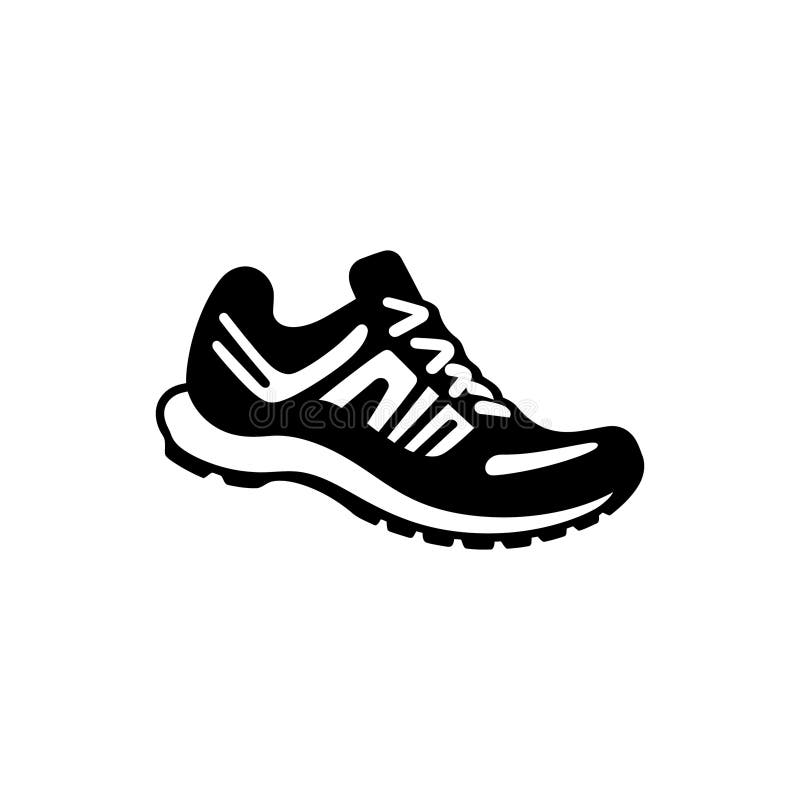 Running Shoe Icon stock vector. Illustration of sign - 296706990