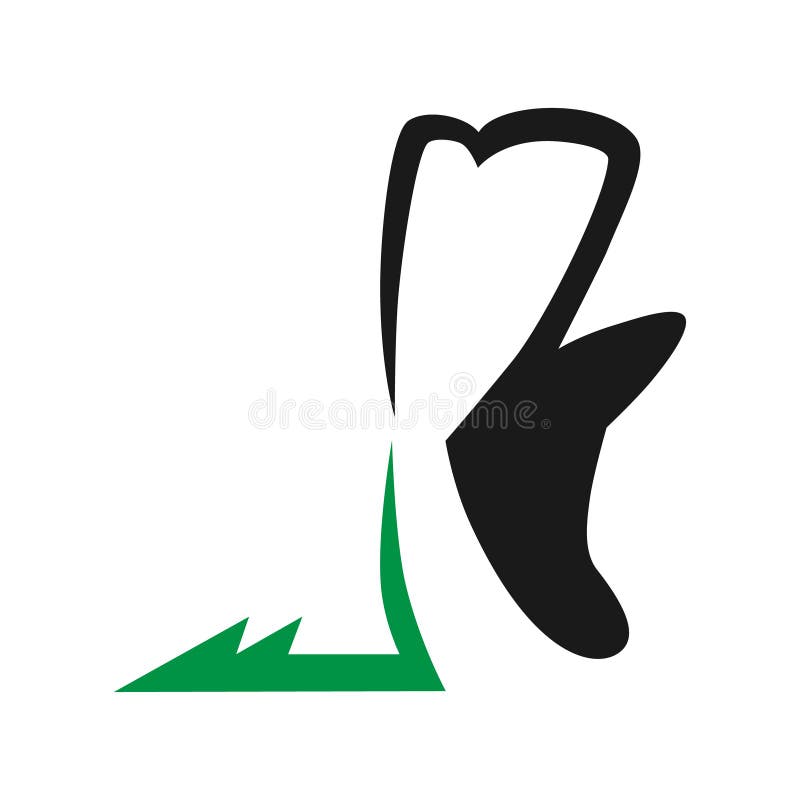 Running Shoe Symbol on White Backdrop Stock Vector - Illustration of ...