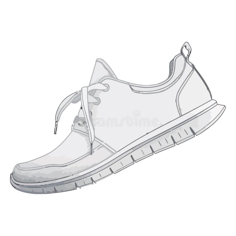 Side View Running Shoe Stock Illustrations – 323 Side View Running Shoe ...