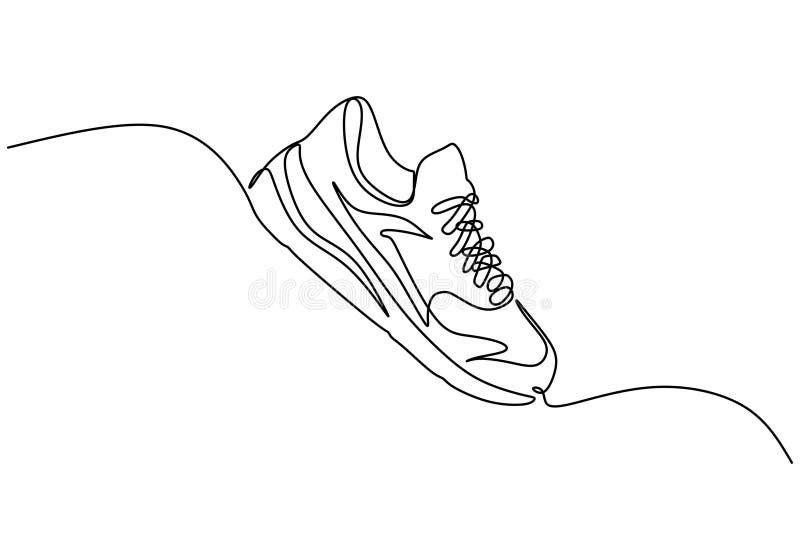 One Line Drawing Shoes Stock Illustrations – 637 One Line Drawing Shoes ...