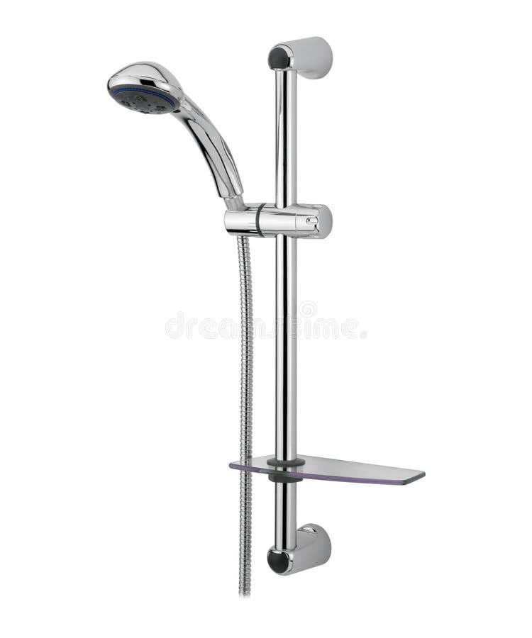 Running shower stock photo. Image of living, empty, contemporary - 5689232