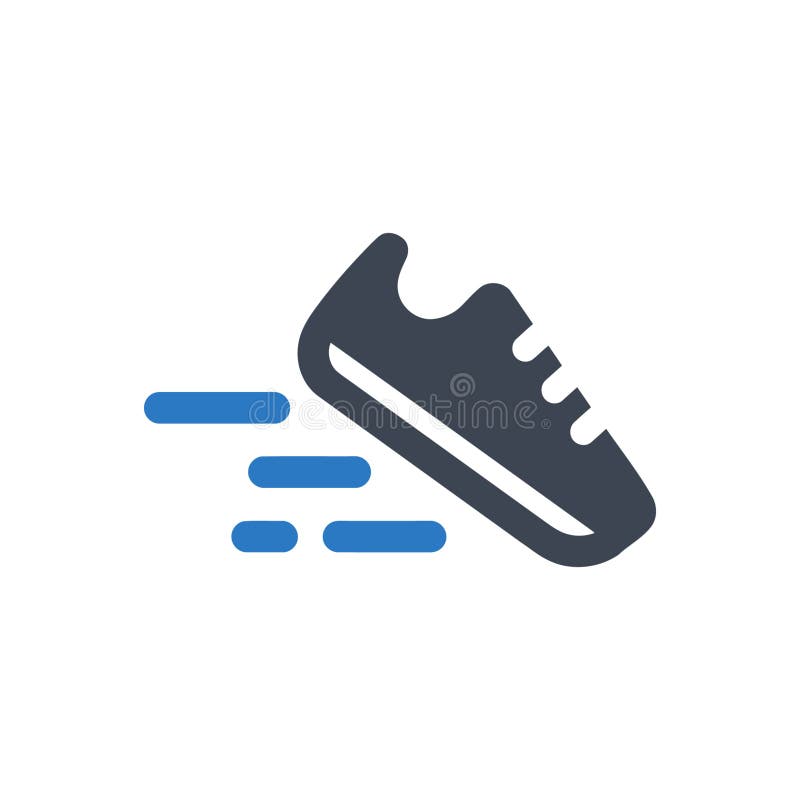 Running Speed Icon stock vector. Illustration of sign - 361752523