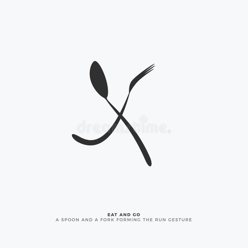 Fork running fast stock vector. Illustration of speed - 137660835