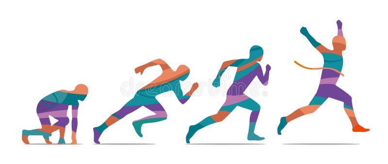 Runner Outline Stock Illustrations – 6,736 Runner Outline Stock ...