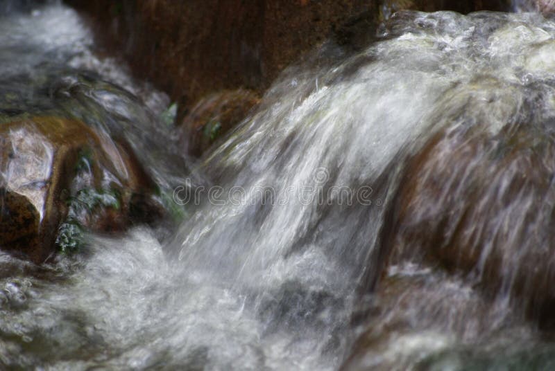 Fast running stream stock photo. Image of mountain, scenery - 34911948