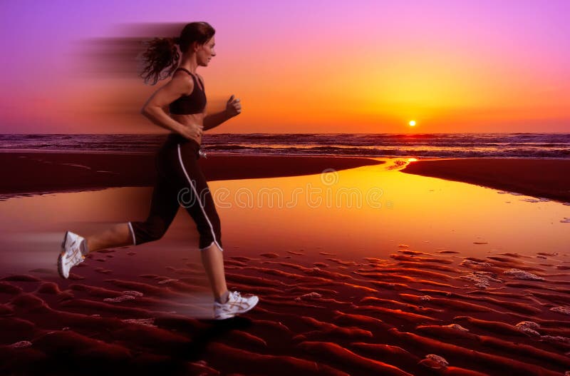 Running and sunset stock image. Image of legs, sweat, lifestyle - 1100073