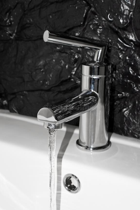 Running tap stock image. Image of cost, running, silver - 15526297