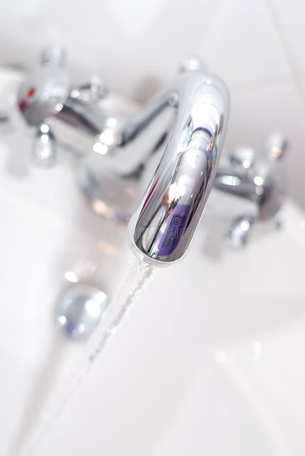 Running Tap stock image. Image of faucet, cleaner, water - 21453995