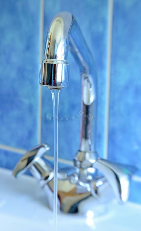 Running Tap Water stock image. Image of flowing, purity - 31578653