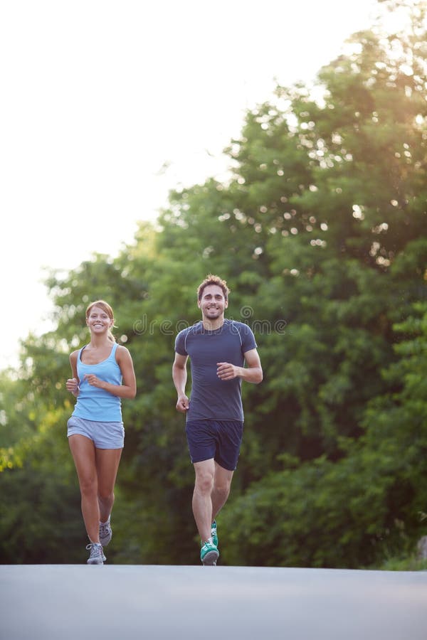 Running together stock photo. Image of pretty, activewear - 34412866