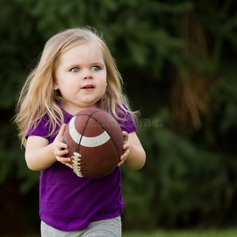 She is Running for the Touchdown Stock Photo - Image of activity ...