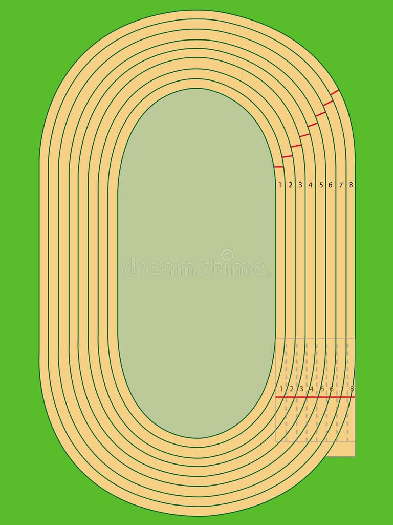 Athletic Track Lines Stock Illustrations – 1,160 Athletic Track Lines ...