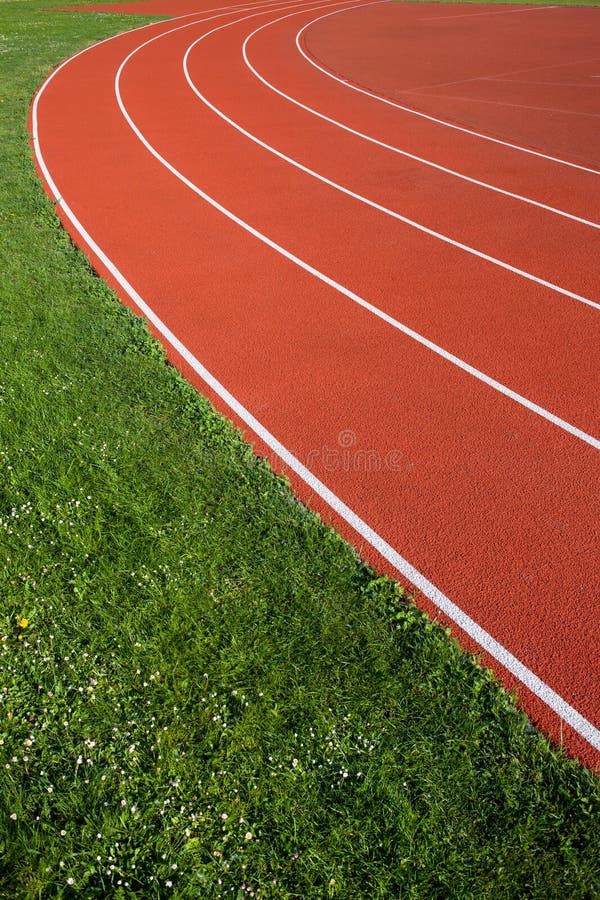 Running track stock image. Image of spring, sports, stadion - 454985