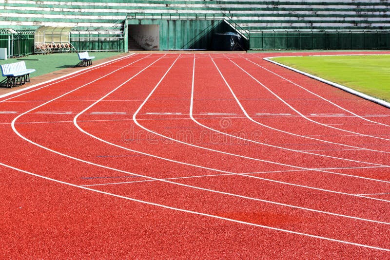 Running track turn. stock image. Image of track, number - 332211