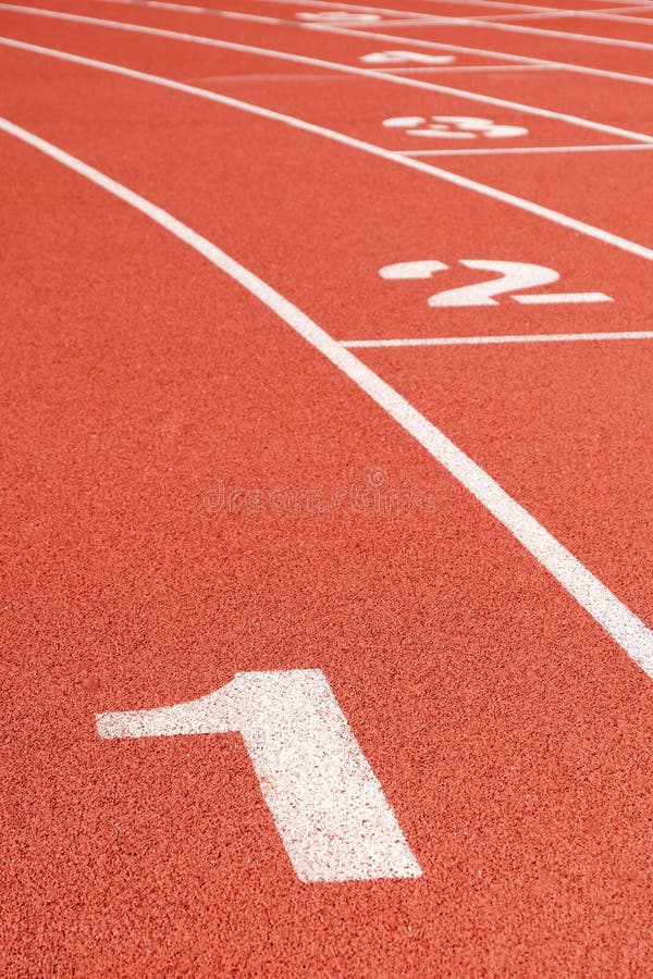Running track stock image. Image of line, field, grass - 21601041