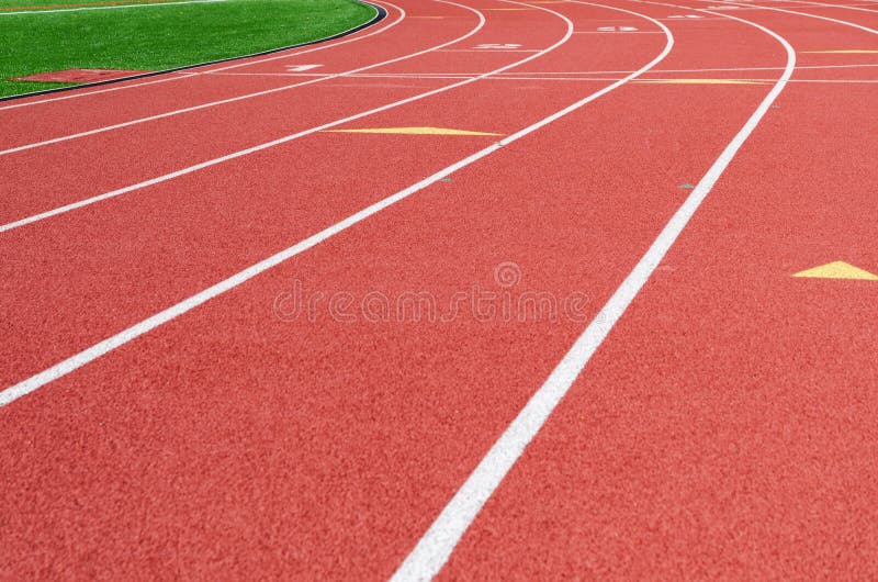 Running track turn. stock photo. Image of lines, running - 332214
