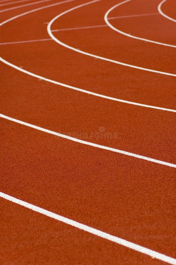 Curve Athletics Running Track Stock Image - Image of hobby, rounds: 1074679