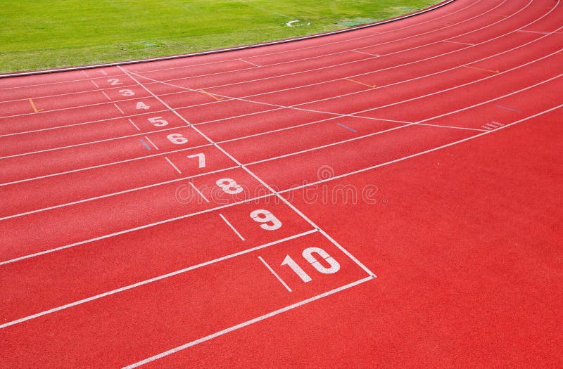 Running track stock photo. Image of pattern, runner, grass - 26339942