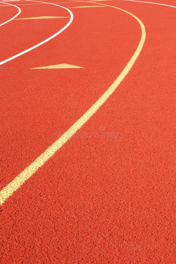 Running track stock image. Image of college, three, athletics - 265187
