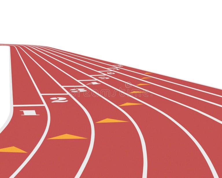 Running Track Numbers Stock Illustrations – 126 Running Track Numbers ...