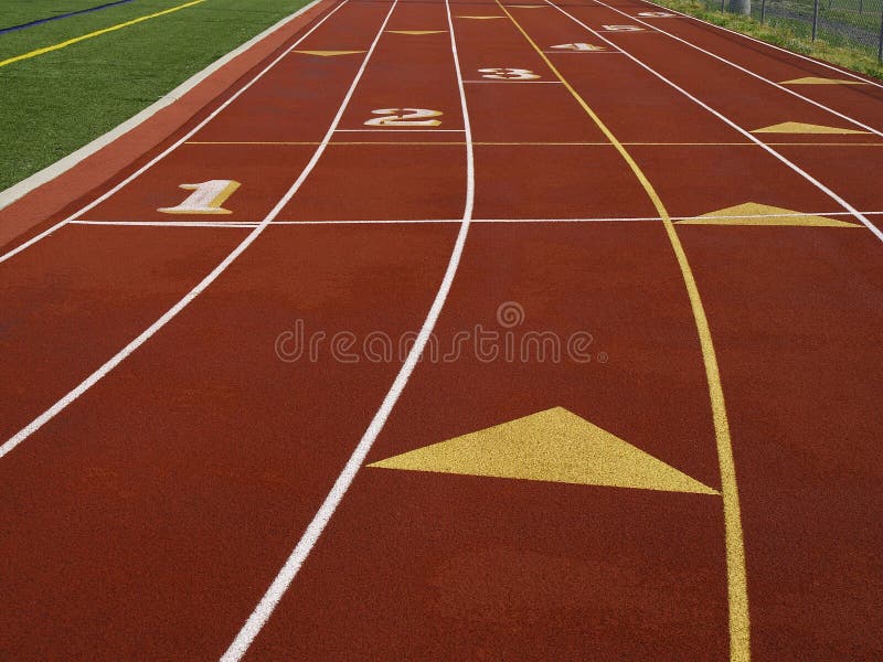 Running track stock photo. Image of practice, runners, college - 331878
