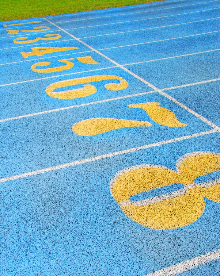 Running Track stock photo. Image of four, powerwalk, loser - 6085400
