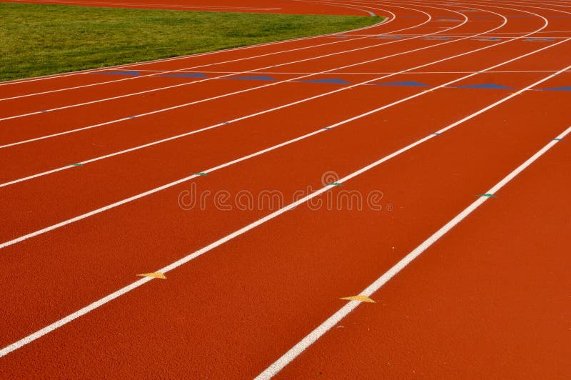 Running track stock image. Image of spring, sports, stadion - 454985