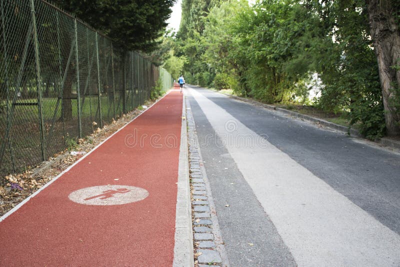 Running Track in the City Park Stock Photo - Image of track, race: 57689170
