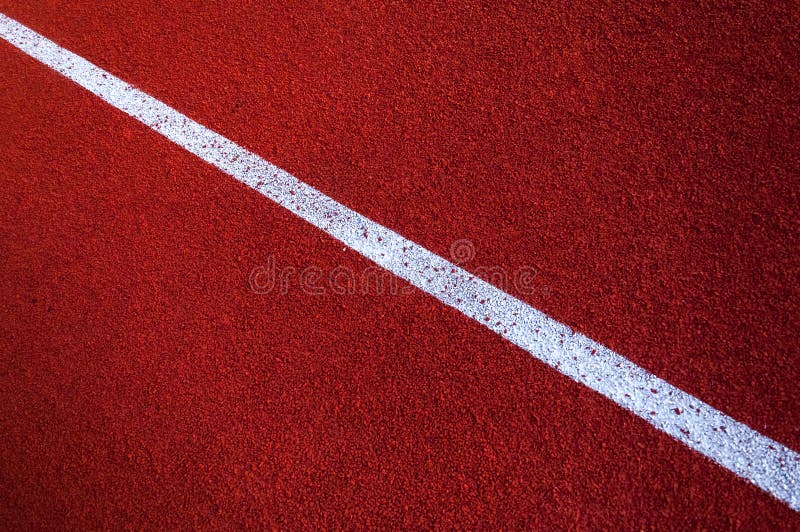 Running Track Cover with Rubber Stock Image - Image of textured ...