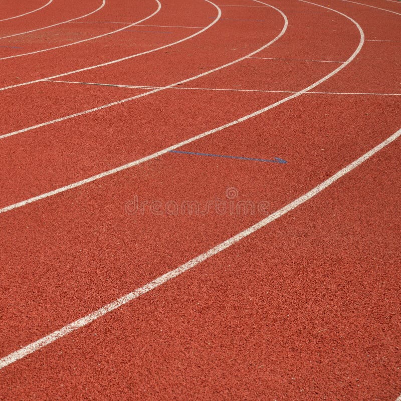Running track curve stock photo. Image of color, field - 41337318