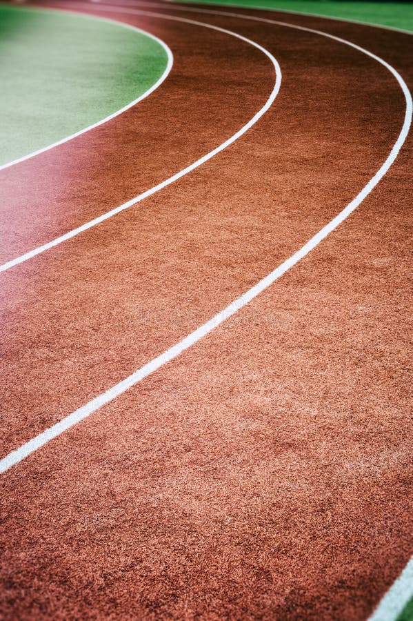 Curve of a running track stock photo. Image of oval, curve - 3120358