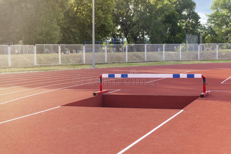 Running track empty stock image. Image of landscape - 190266141