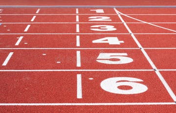 Running Track Finish stock image. Image of runner, competition - 22156411