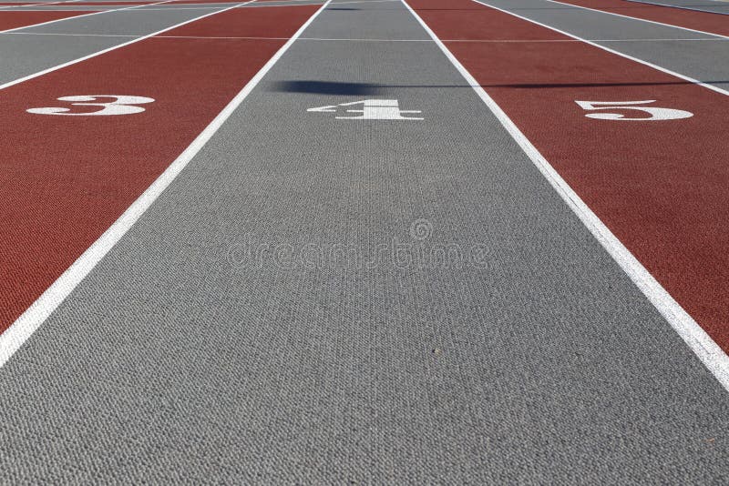 Running track stock photo. Image of recreation, road - 32333772