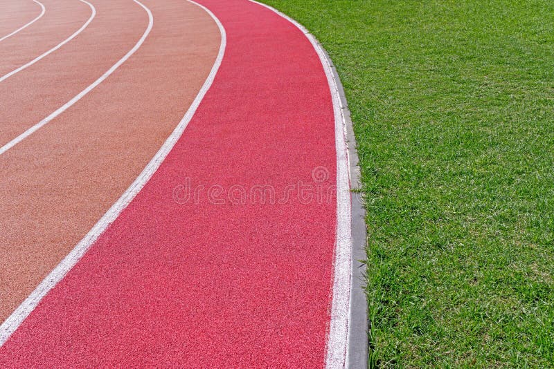 Running track with marking stock photo. Image of line - 93180538