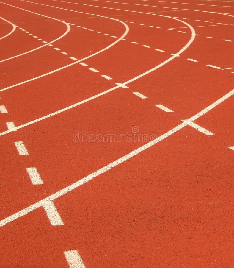 Running Track Markings stock image. Image of sponge, line - 2078419