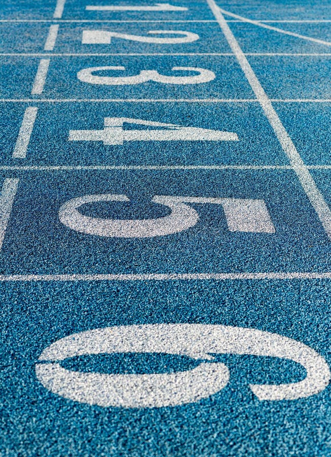 Running track stock image. Image of line, running, four - 60918679