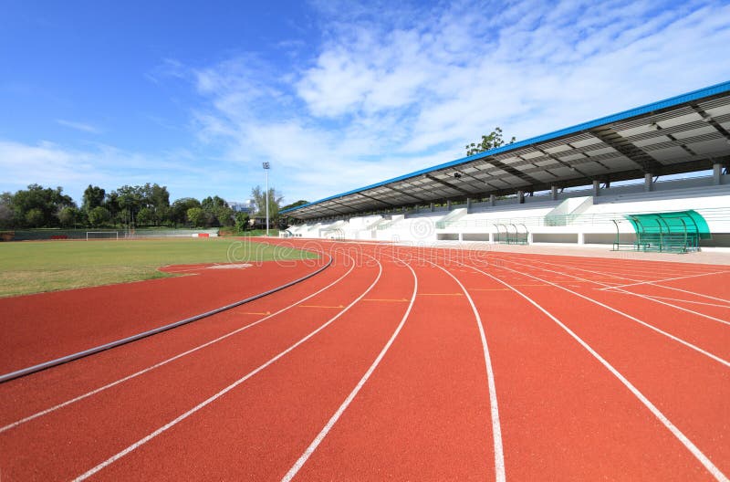 Running track stock image. Image of competition, buit - 32800865