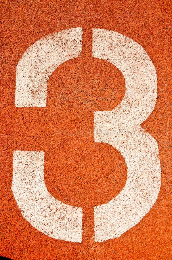 Running track number 3 stock image. Image of cloud, empty - 25300559