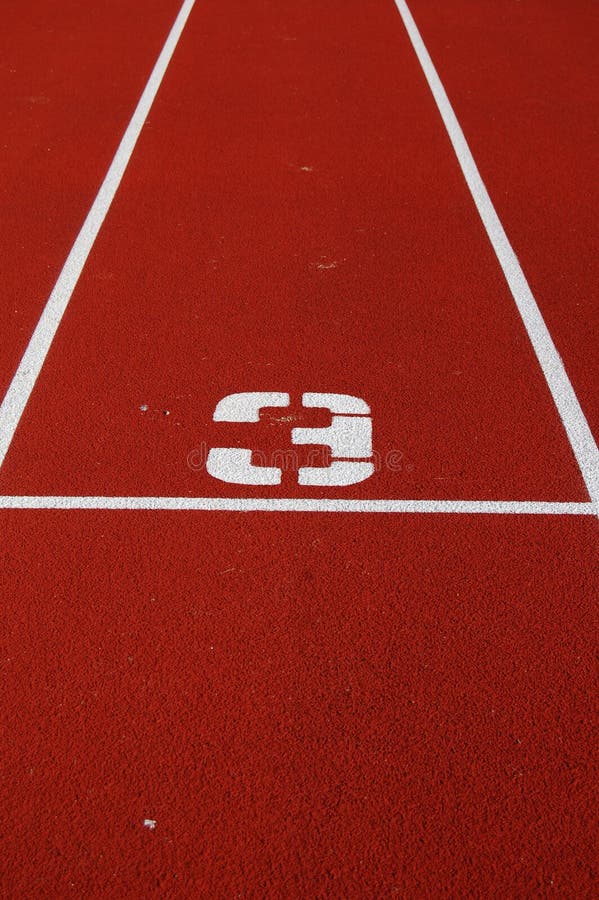 Running Track Number Picture. Image: 5860208