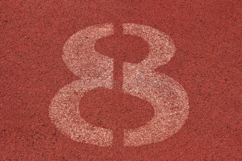 Running Track Number - for the Athletes Stock Photo - Image of athletes ...