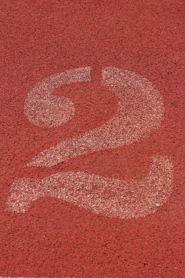 Running Track Number - for the Athletes Stock Image - Image of ...