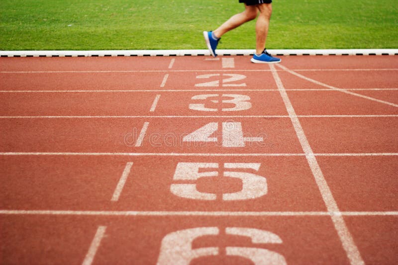 Running Track Number and Athletics Running Exercise on Tracks Stock ... Running Track Number and Athletics Running Exercise on Tracks Stock ...