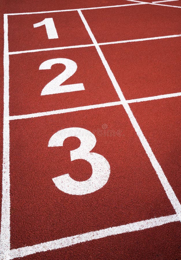 Running track number stock image. Image of order, texture - 76690427