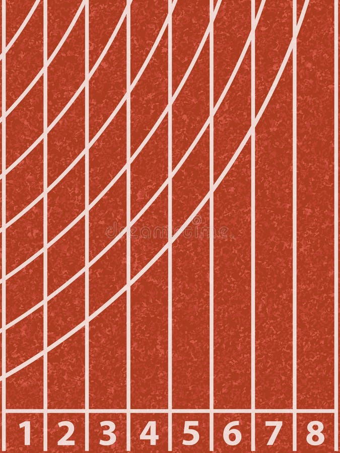 Number Running Track Background Stock Illustrations – 200 Number ...