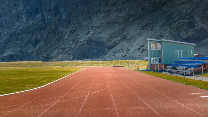 Running track outdoors stock photo. Image of sport, exercise - 71474228