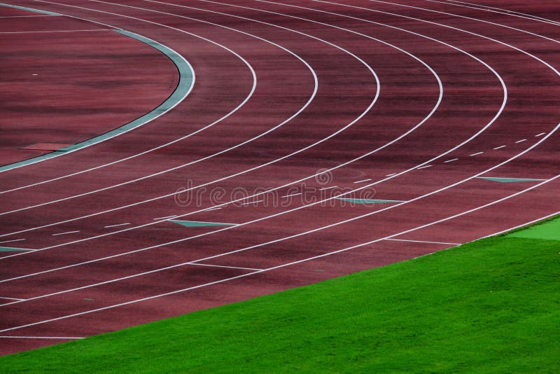 Running track stock photo. Image of sprinting, corner - 36150776