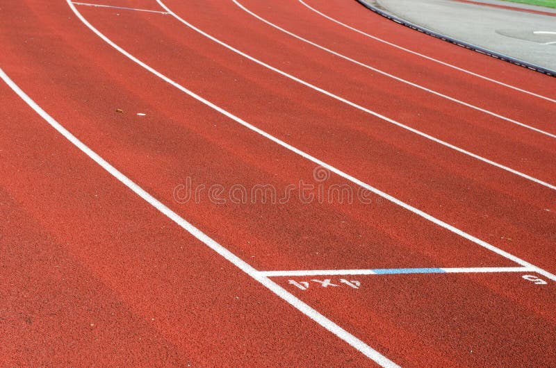 Running track stock image. Image of competition, exercise - 43143323