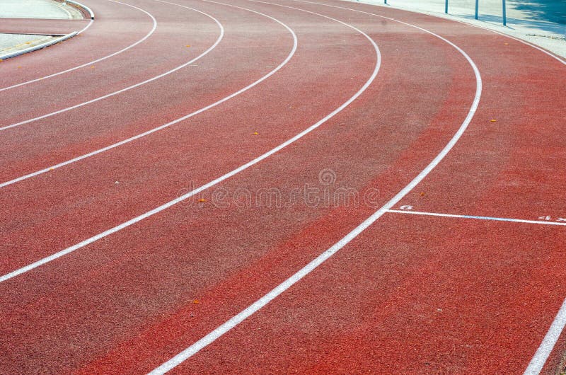 Running track stock image. Image of competition, exercise - 43143323